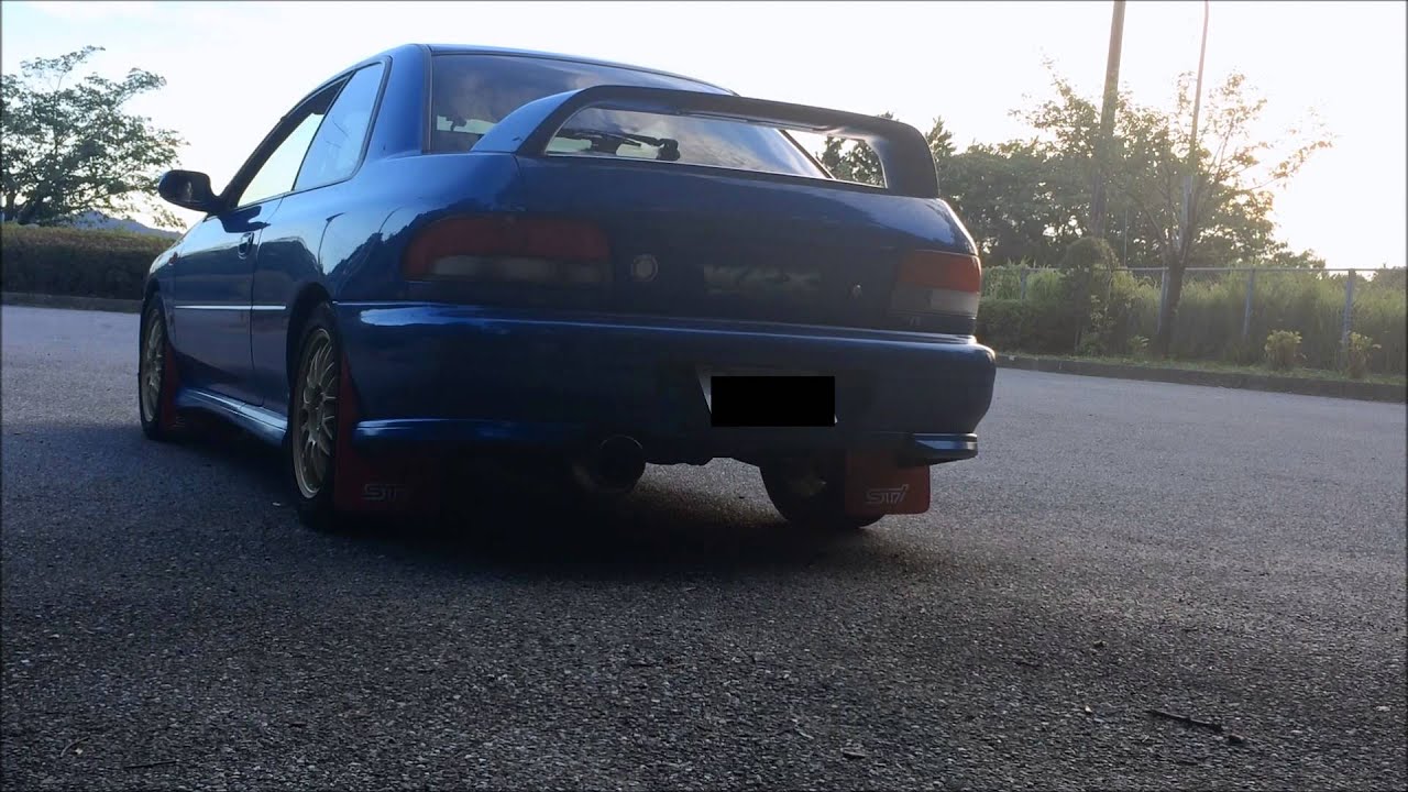 Comparison of exhaust sounds : Subaru Impreza WRX STi (GC8) - YouTube
