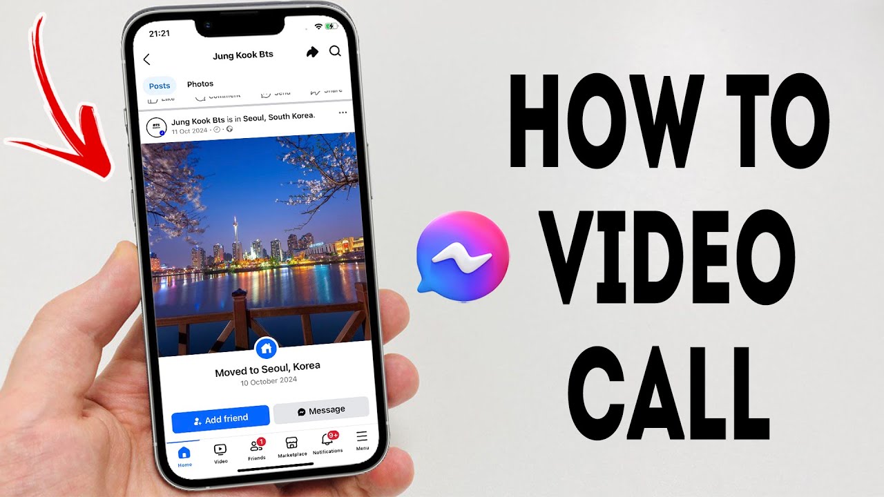 How To Video Call On Facebook Messenger - Full Guide - YouTube