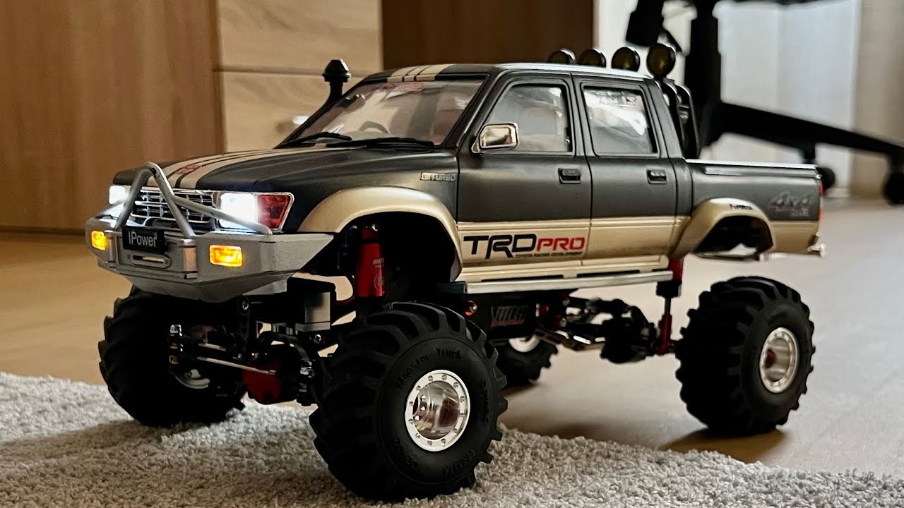 Modified and Metal Upgraded 1/16 Scale Toyota Double Cab Hilux. Custom ...