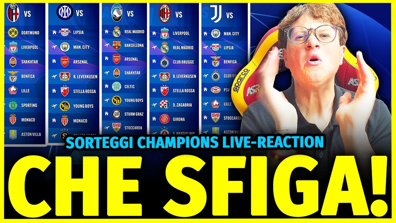 CHE SFIGA TREMENDA!!! JUVENTUS!! INTER!! MILAN!! ATALANTA!! BOLOGNA ...