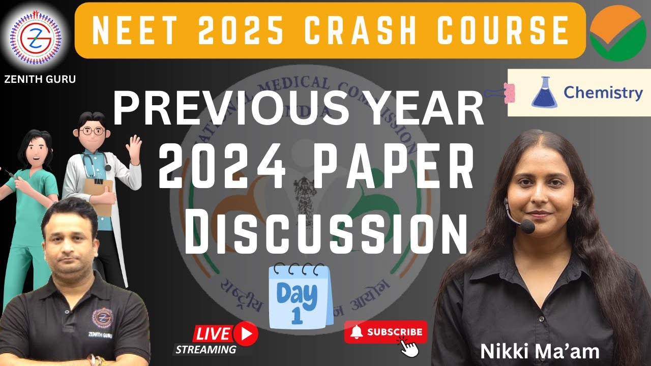 NEET 2024 Question Paper Discussion | NEET Paper Solution 2024 | By ...