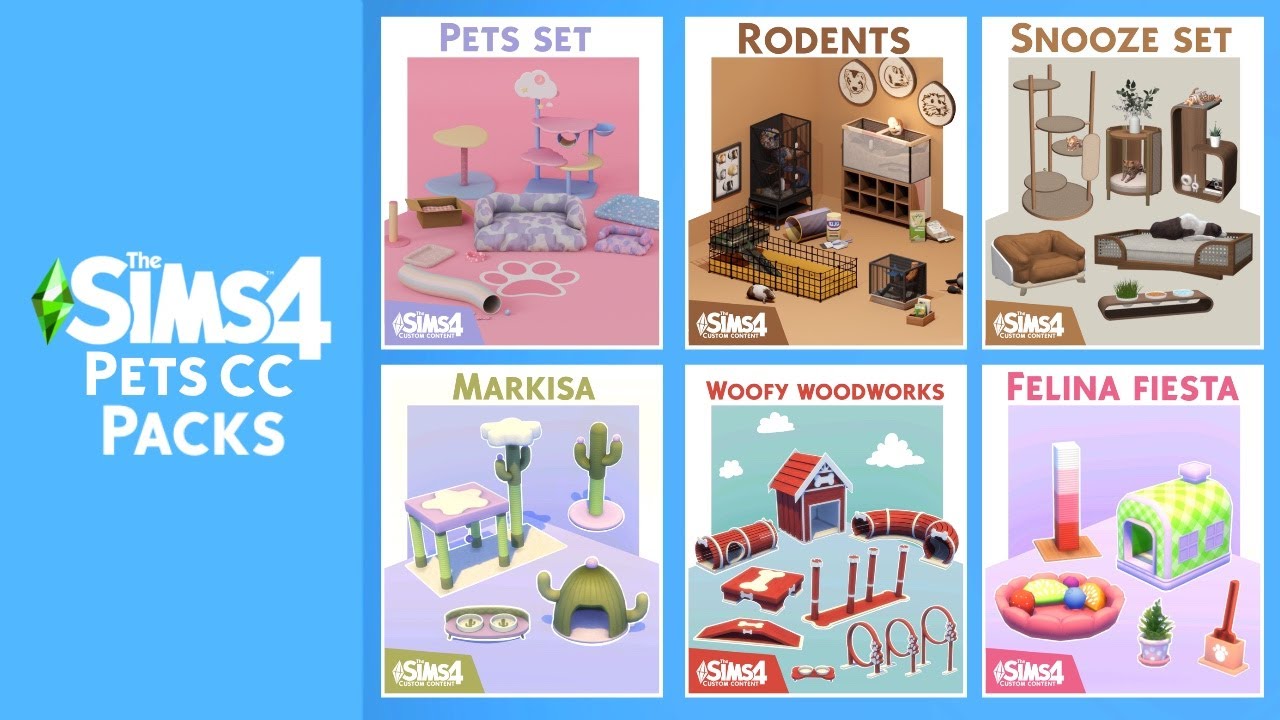 🐱CC GRATIS para MASCOTAS🐶 SIMS 4 - YouTube