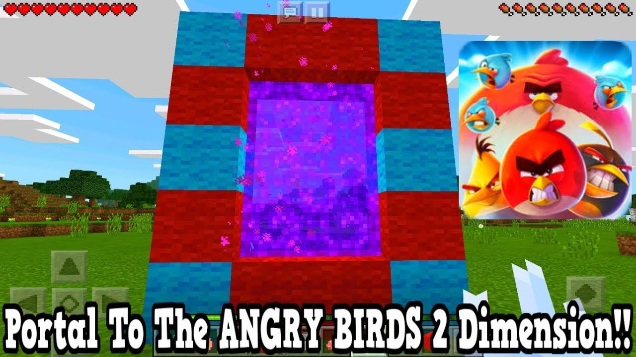 Minecraft Pe - Portal To The Angry Birds 2 Dimension - Mcpe Portal To ...