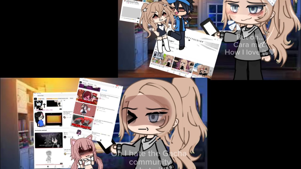 //I hate the Gacha community I hate it!.. but oh.. Cara mia~ how I love ...
