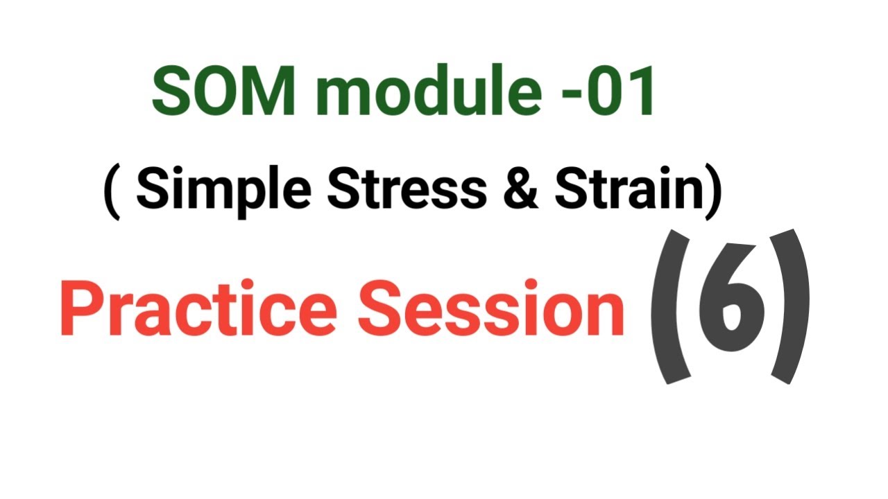 SOM Practice question -(06) Module-01 4th Sem B-tech # BEU# - YouTube