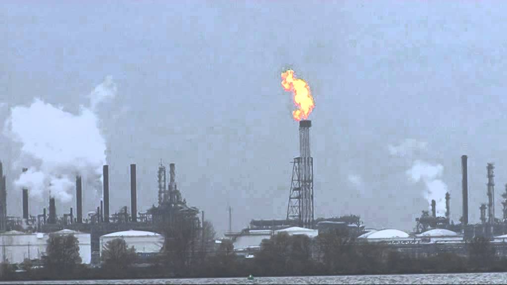Affakkelen Shell Moerdijk - YouTube