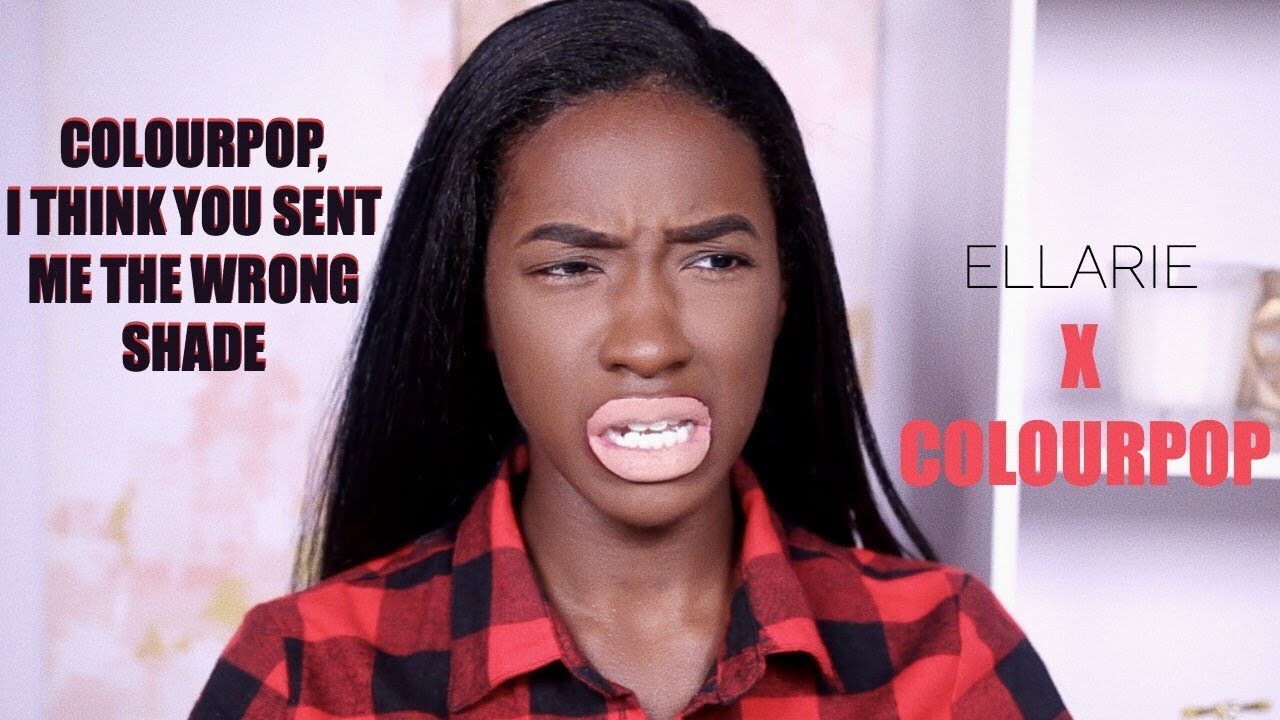 Ellarie x Colourpop Round 2!! Swatches - YouTube