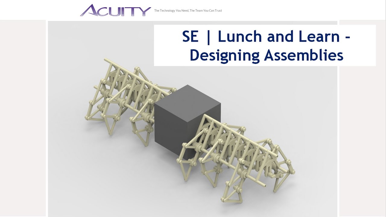 Solid Edge | In Depth Video Tips - Designing Assemblies - YouTube