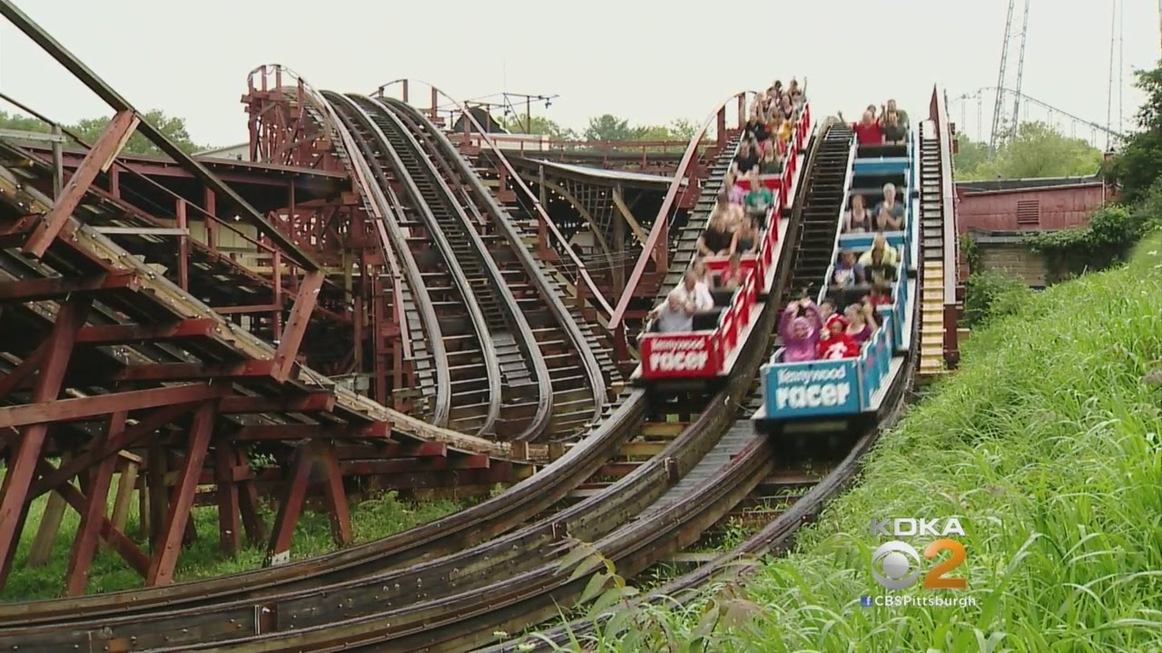 Kennywood Celebrates 90th Anniversary Of Racer Coaster - YouTube