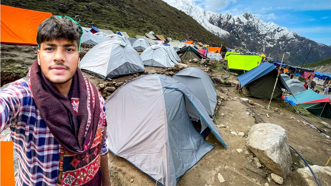 ₹400 Camp Stay in Kedarnath Dham And Food | Kedarnath Yatra 2023 ...