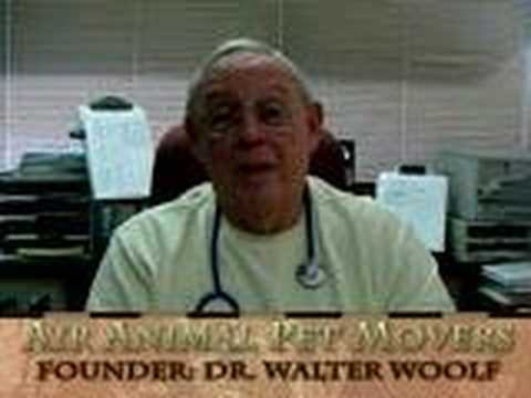 Dr. Walter Woolf Air Animal, inc. Pet Movers Kennel Info - YouTube