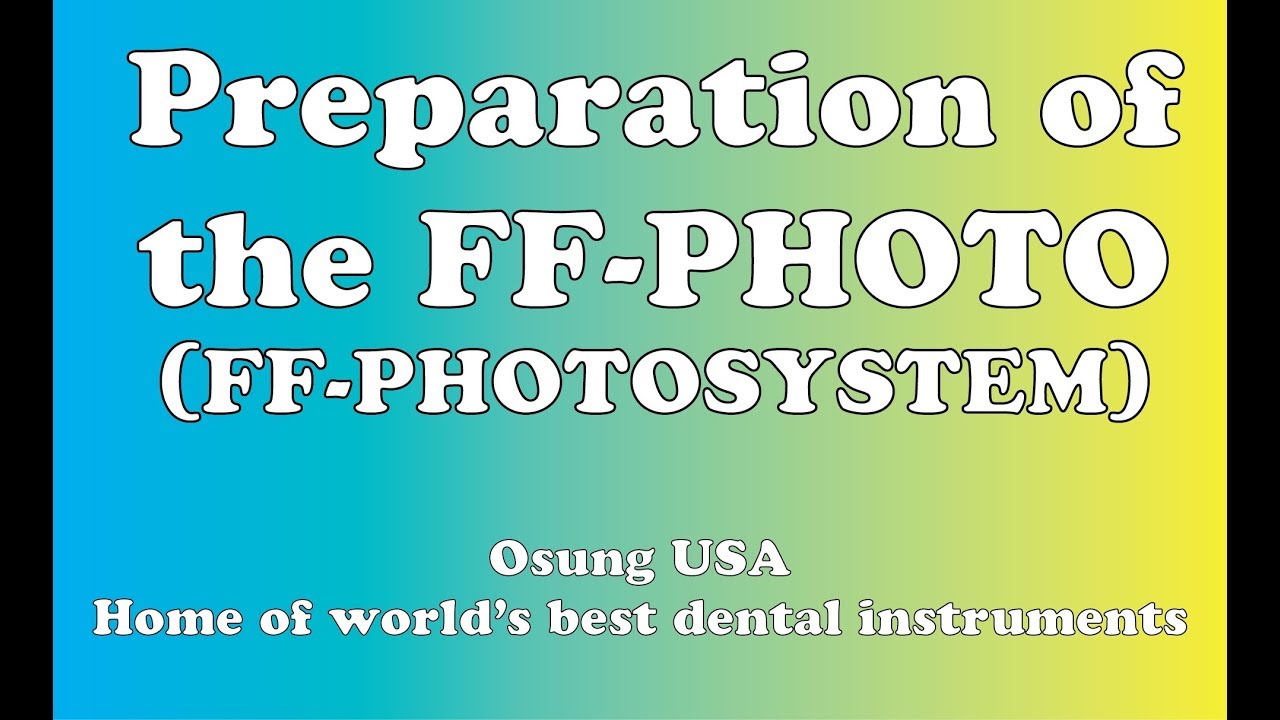 Preparation of the FF-PHOTO(FF-PHOTO) - YouTube