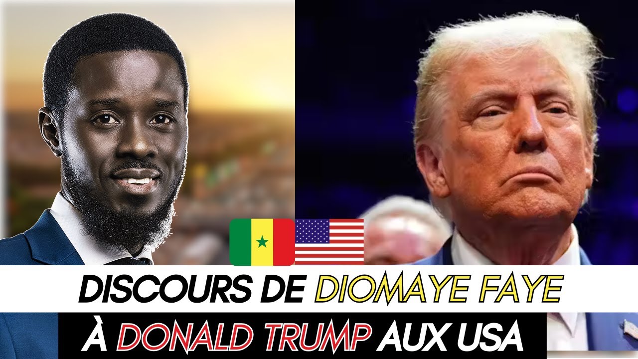 DISCOURS PERCUTANT DE DIOMAYE FAYE à DONALD TRUMP AUX USA. - YouTube