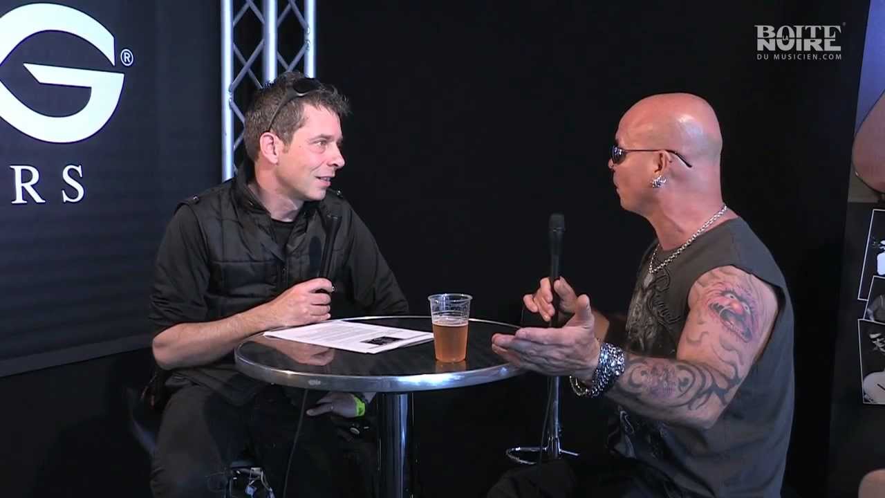 Russell Gilbrook interview, from Uriah Hepp, at the hellfest festival ...