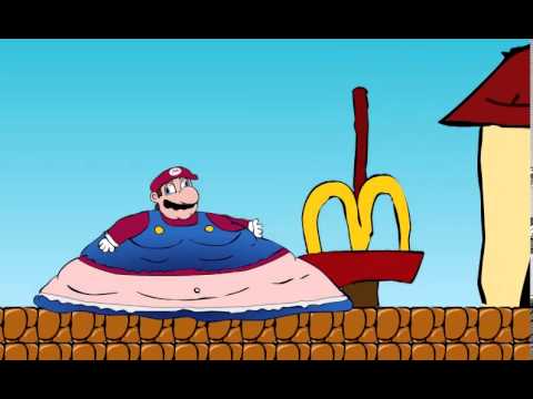 super fat mario - YouTube