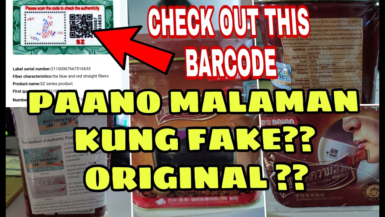 NEW!! QR CODE FOR ORIGINAL LISHOU SLIMMING COFFEE ORIGINAL OR FAKE ...