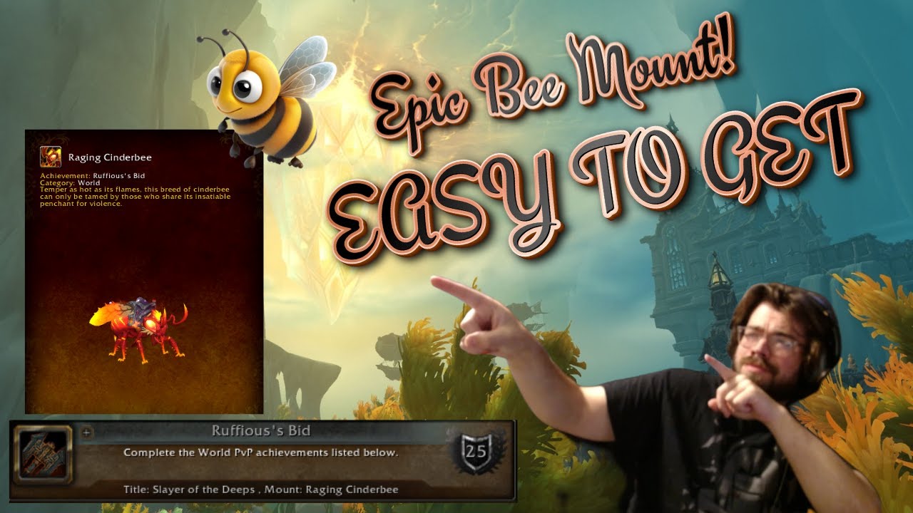 WoW TWW Raging Cinderbee and Slayer of the Deeps Title MADE EASY - YouTube