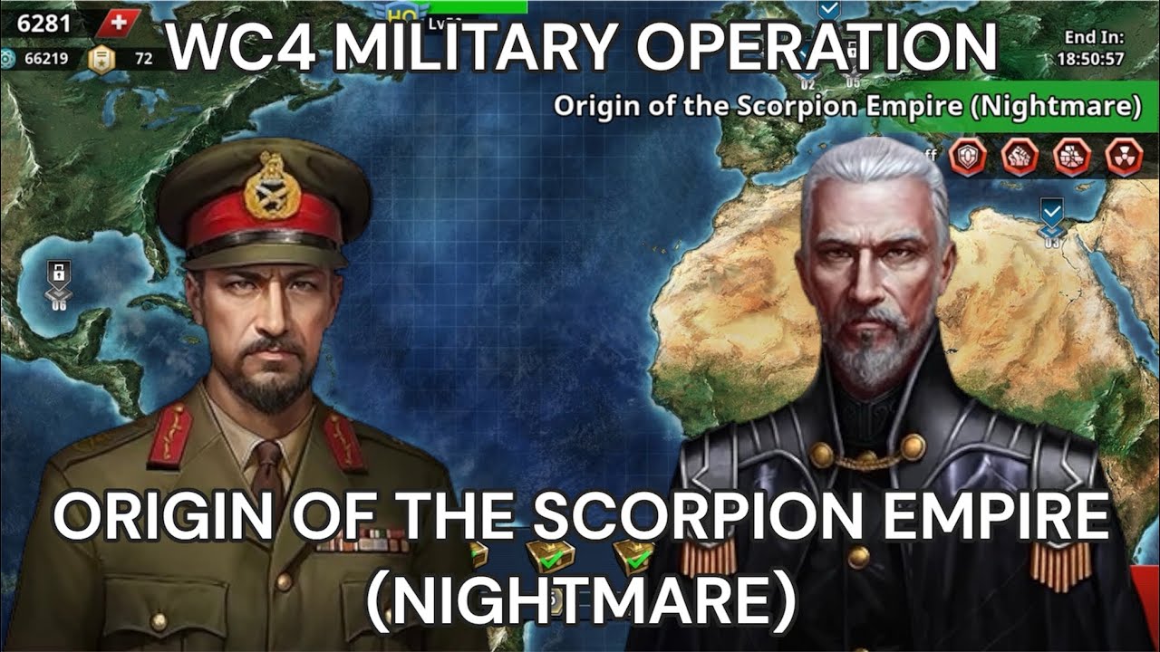 WC4 Military Campaign: Origin of the Scorpion Empire (Nightmare) - YouTube