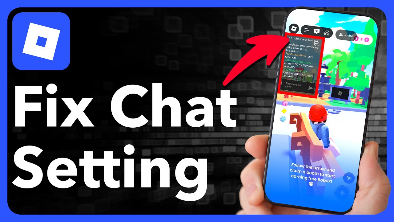 How To Fix Chat Setting In Roblox Mobile - YouTube