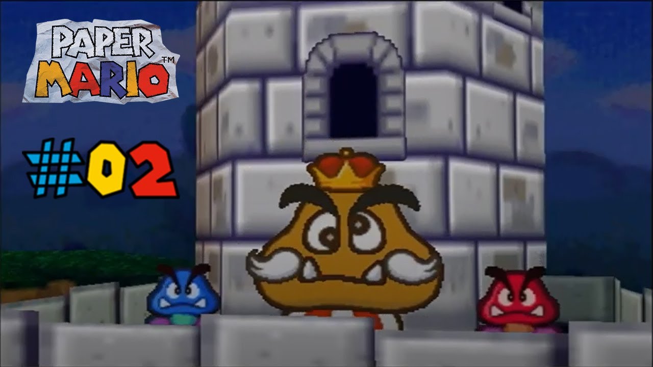 #02 Paper Mario (Nintendo 64) Walkthrough - Prologue - The King Of ...