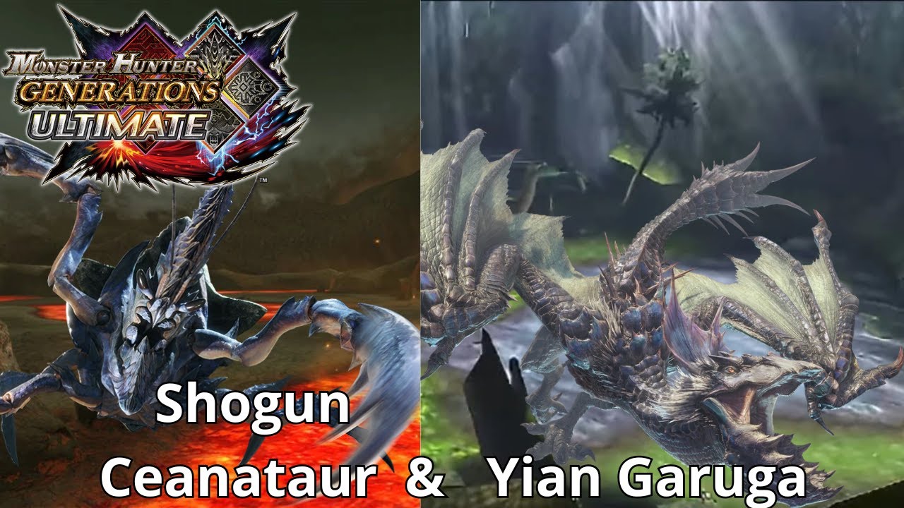 Monster Hunter Generation Ultimate: Ceanataur e Yian Garuga :D - YouTube