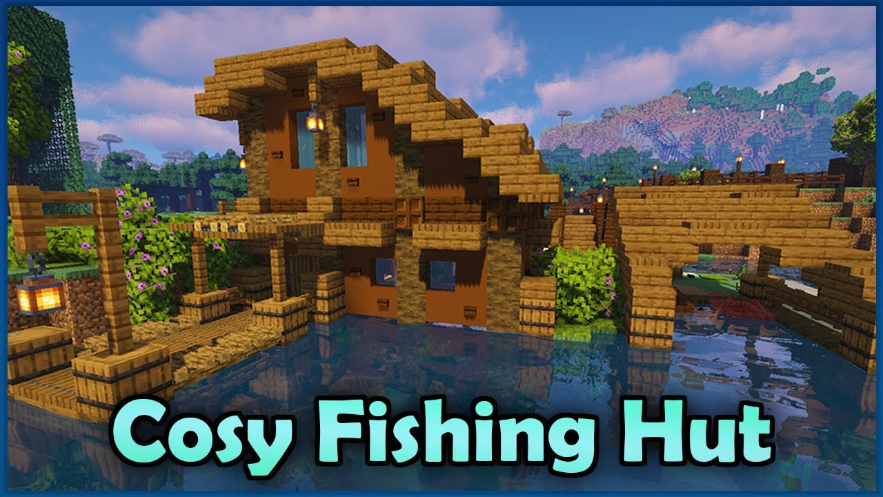 Minecraft: Fishing Hut Build | Timelapse - YouTube