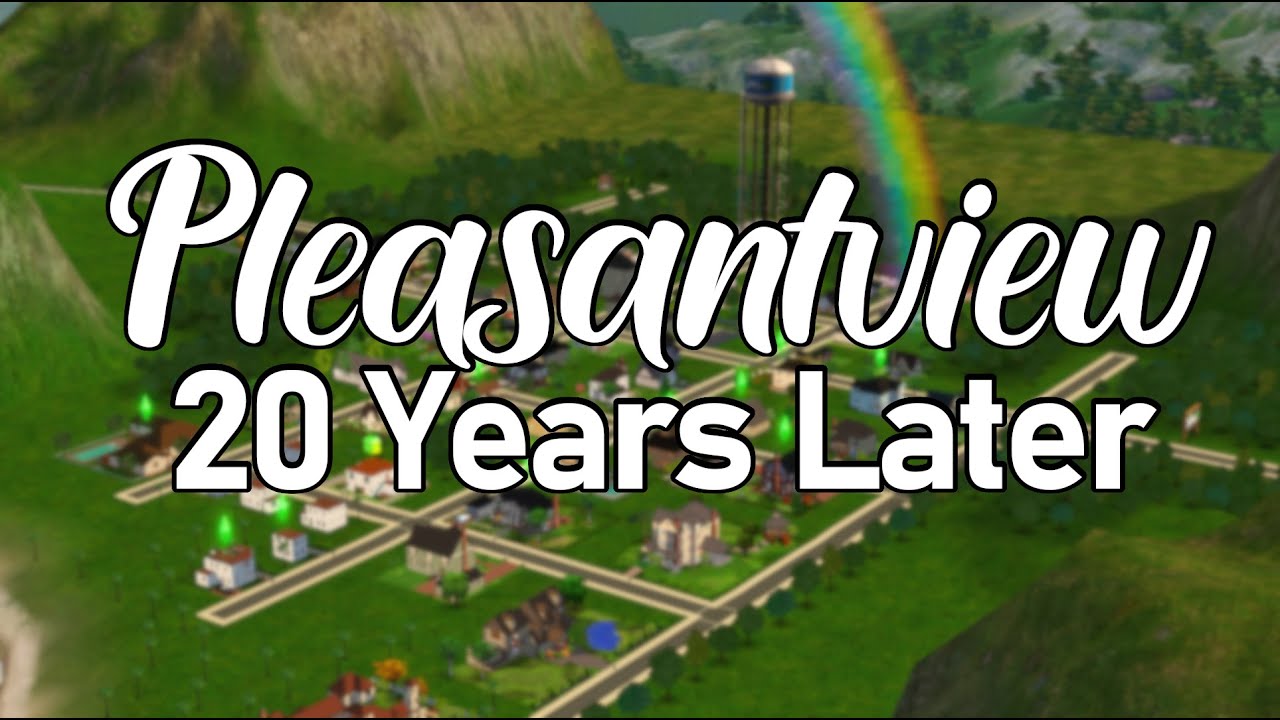Pleasantview 20 years later! // The Sims 2 - YouTube