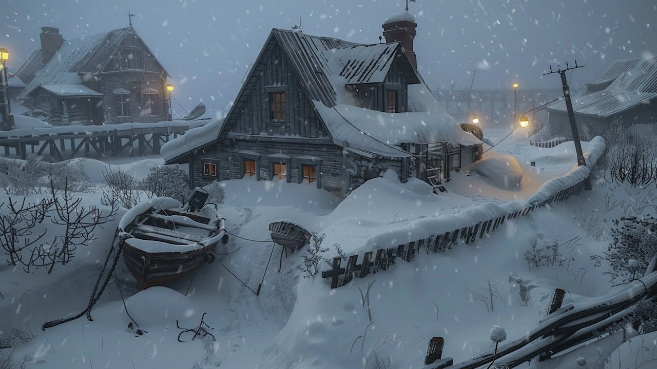 🌨️Snowfall & Wind Whistling 11 Sounds | Great Nature Sounds for Winter ...