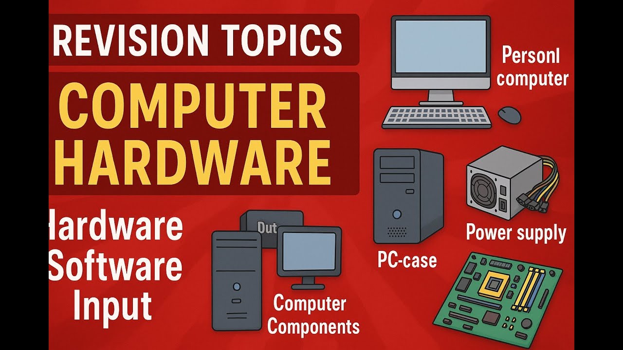 Computer Hardware Revision | Input Output Devices, PC Components, Power ...