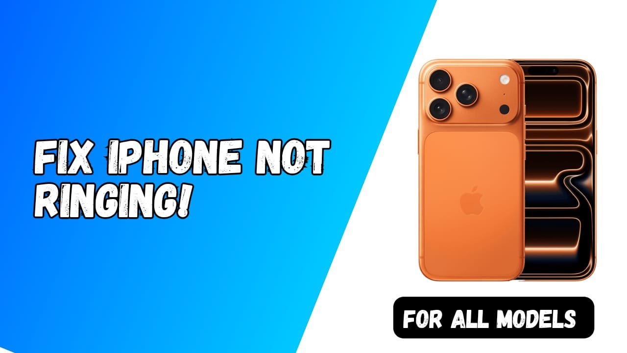 iPhone Not Ringing After iOS 26 Update? Here’s the FIX! - YouTube