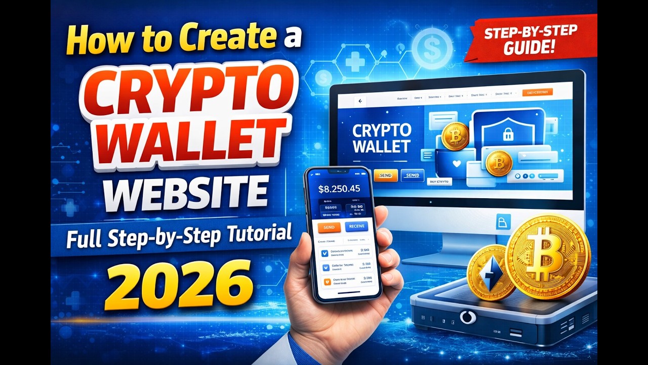 How to Create a Crypto Wallet Website | Full Step-by-Step Tutorial ...