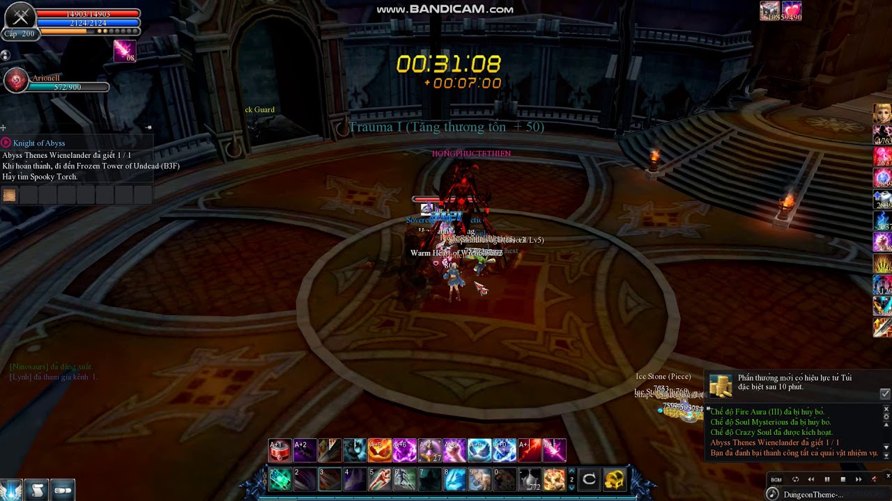 cabal viet soul blade solo maps Tower of the Undead (B3F) part 1 - YouTube