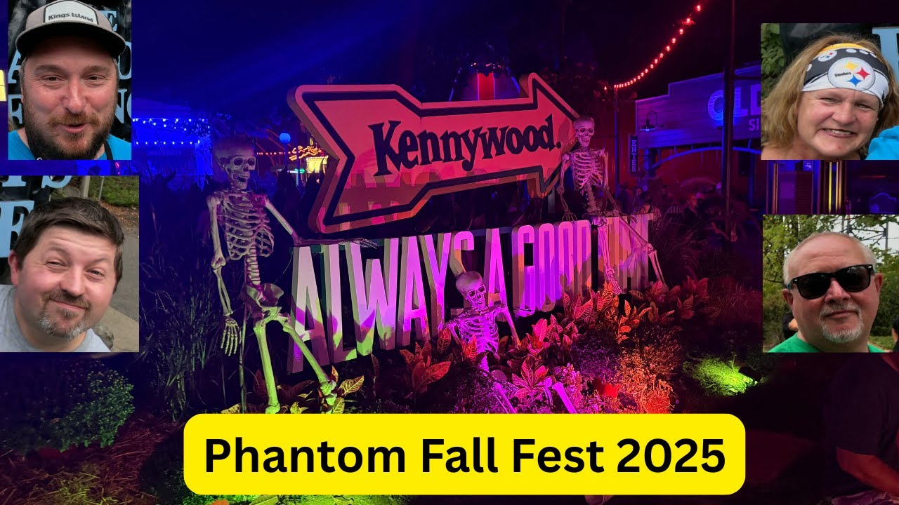Phantom Fall Fest | Kennywood 2025 | ERT CREW - YouTube