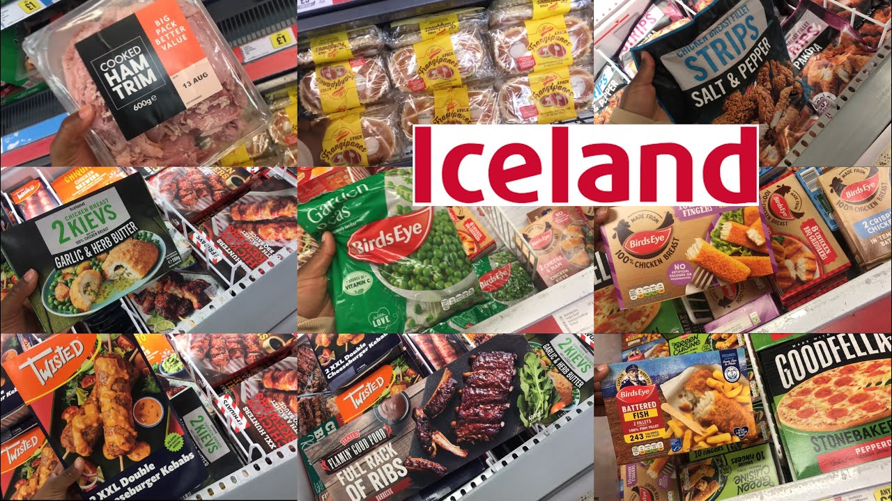 New In Iceland shopping store uk, Iceland grocery shopping haul, new ...