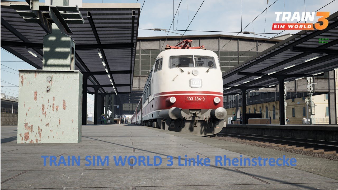 LINKE RHEINSTRECKE FIRST LOOK! | Train Sim World 3 - Linke Rheinstrecke ...