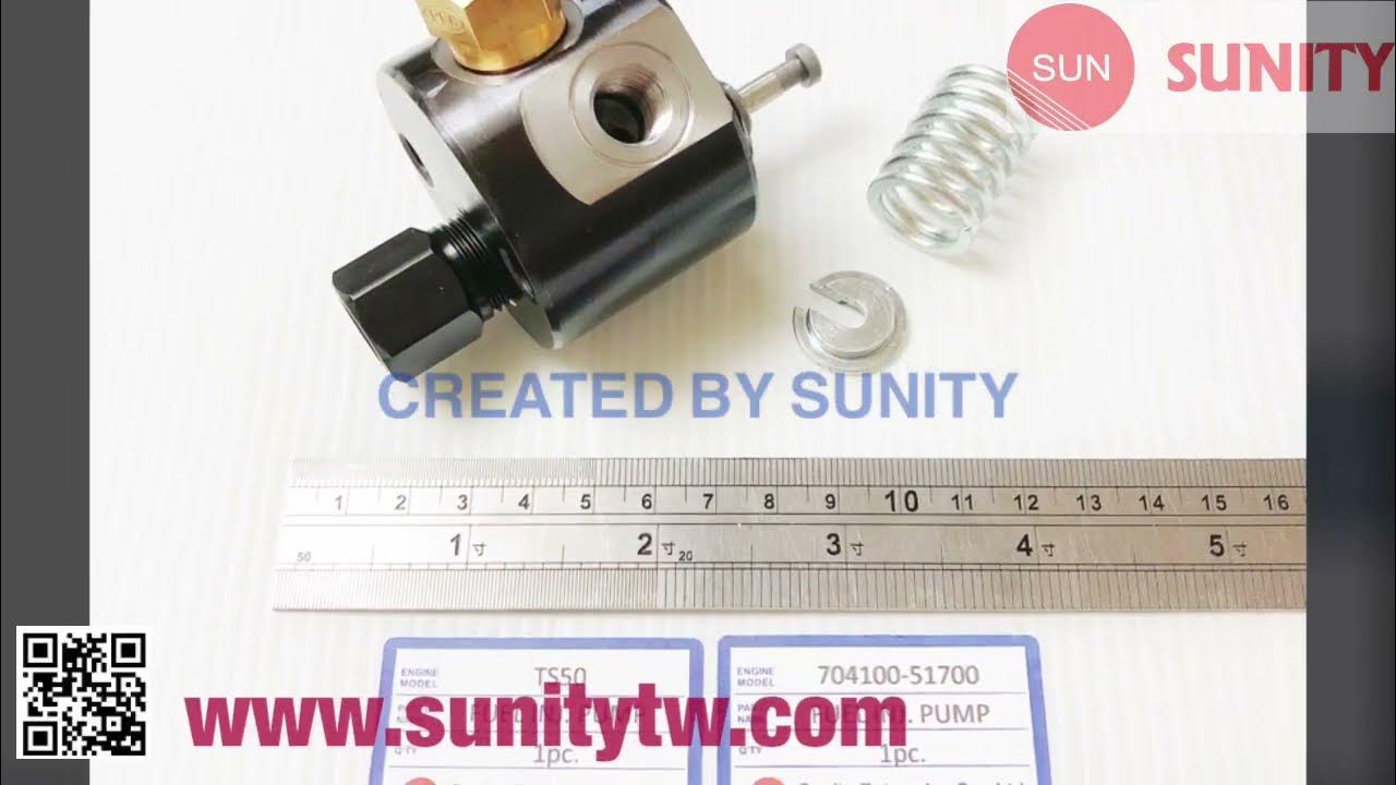 TAIWAN SUNITY - FUEL INJ PUMP TS50 OEM 704100-51700 for Yanmar Trucks engine parts - YouTube