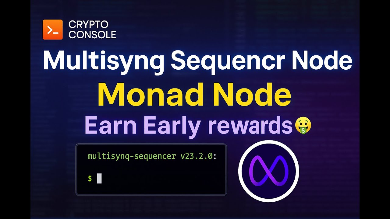 Multisynq Sequencer Node CLI Setup | Monad Testnet Node Detailed Guide ...