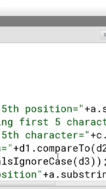 String manipulations in Java, Tenth, ICSE, Java(2)5 - YouTube