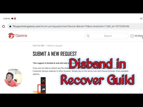 How to recover disband guild in free fire max | Disband guild ko wapas ...