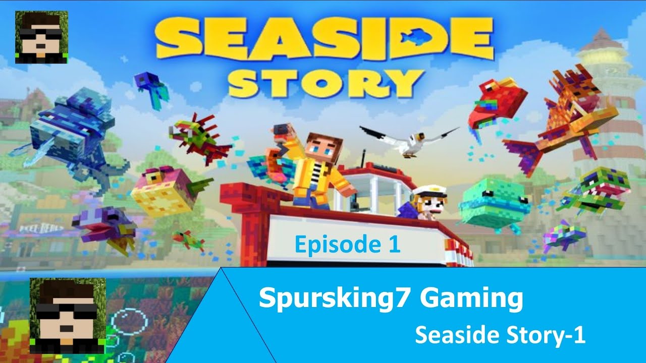 Minecraft Seaside Story! Episode 1-How to catch fishes easily - YouTube