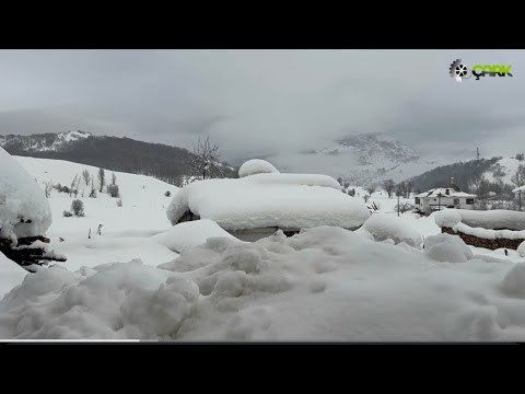 Dersim Ovacık’ta kar kış devam ediyor 