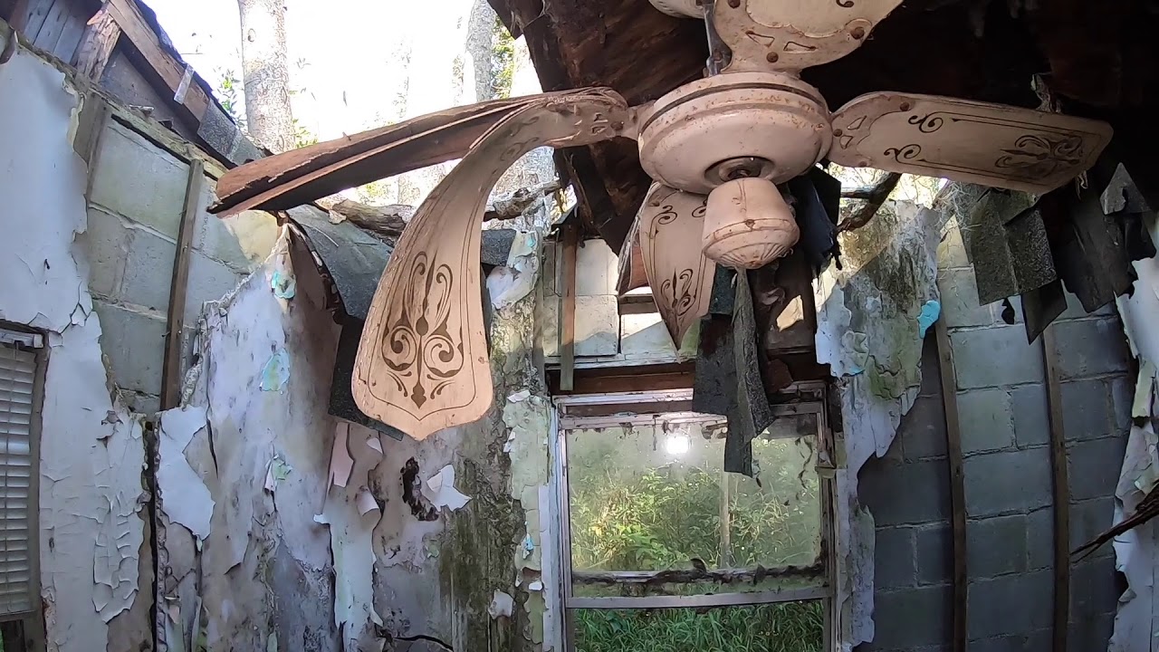 abandoned rotten home, nature reclaiming fast - YouTube