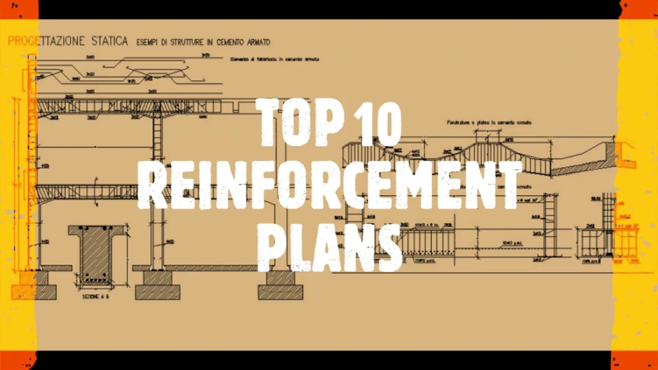 TOP 10 REINFORCEMENT PLANS | AUTOCAD FILES | - YouTube