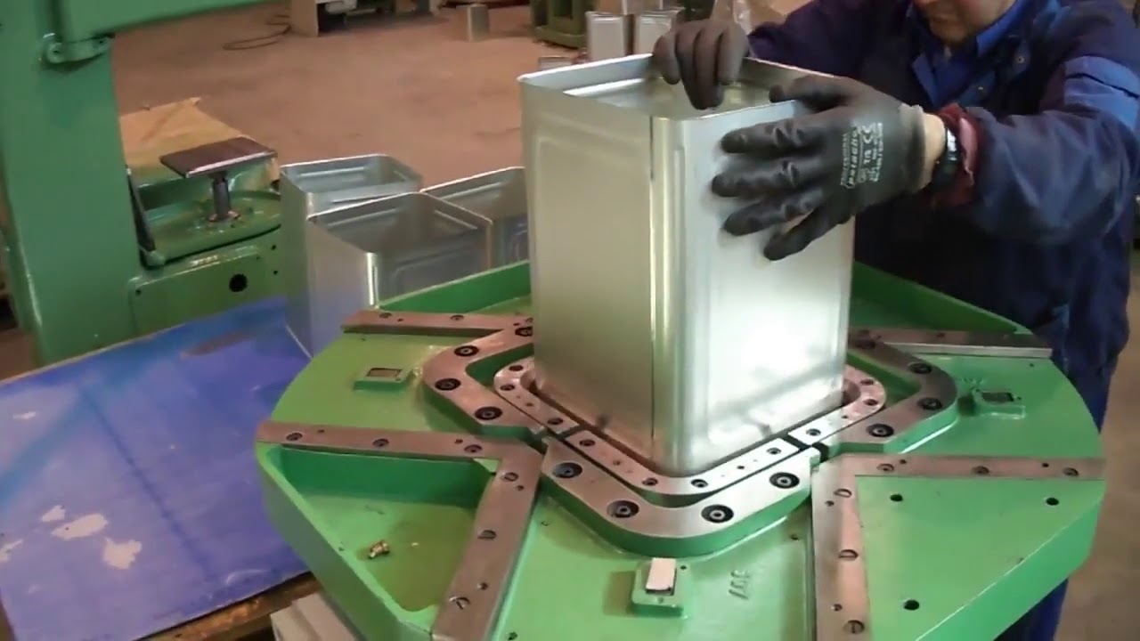 PROSES PEMBUATAN KALENG BLEK, KALENG MINYAK, KALENG KERUPUK DI RUSIA ...