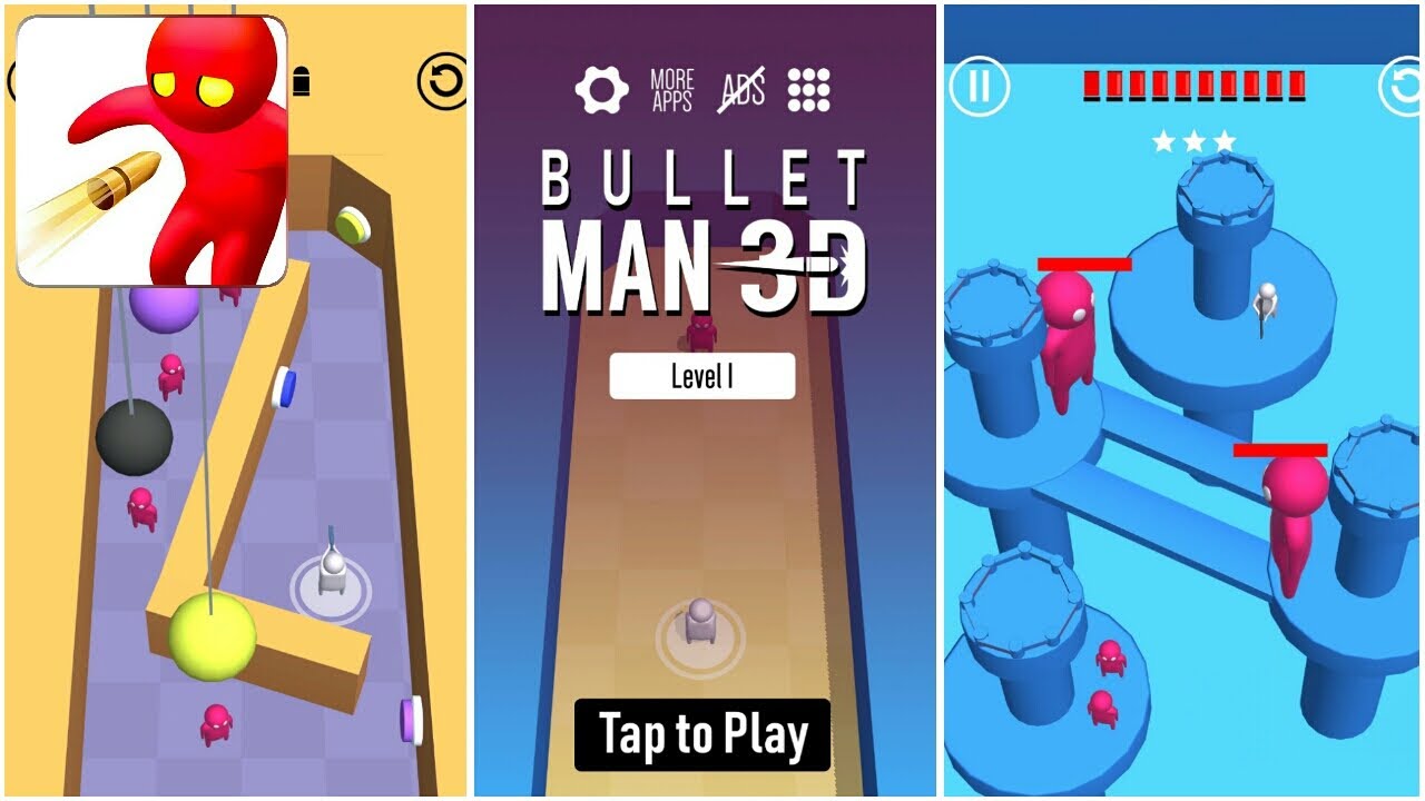 Bullet Man 3D-(Gameplay)-Probando Juego - YouTube