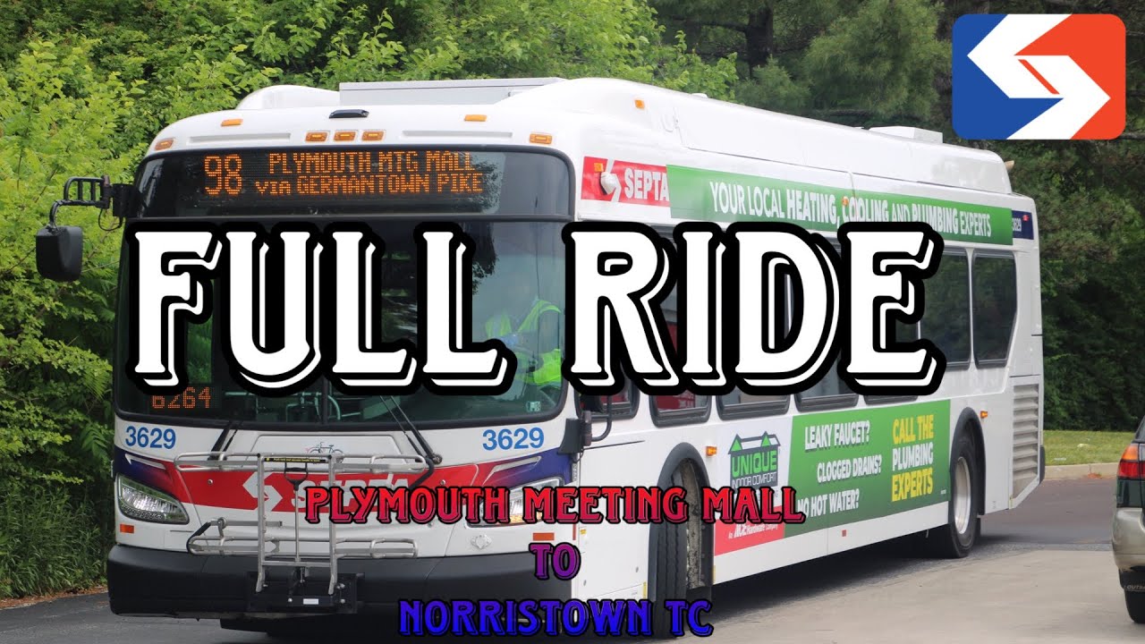 SEPTA 2023 New Flyer XDE40 #3629 On Route 98! (FULL RIDE) Front Window ...