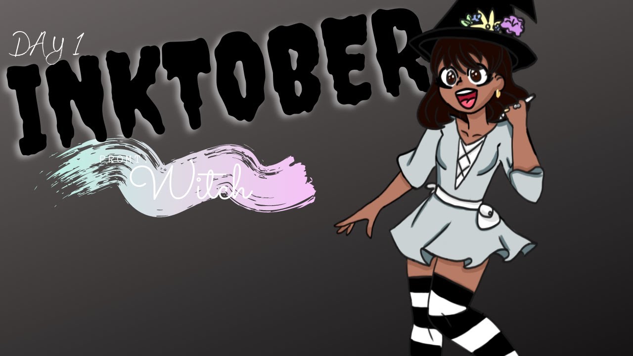 INKTOBER DAY 1 - Prompt: WITCH ~ - YouTube
