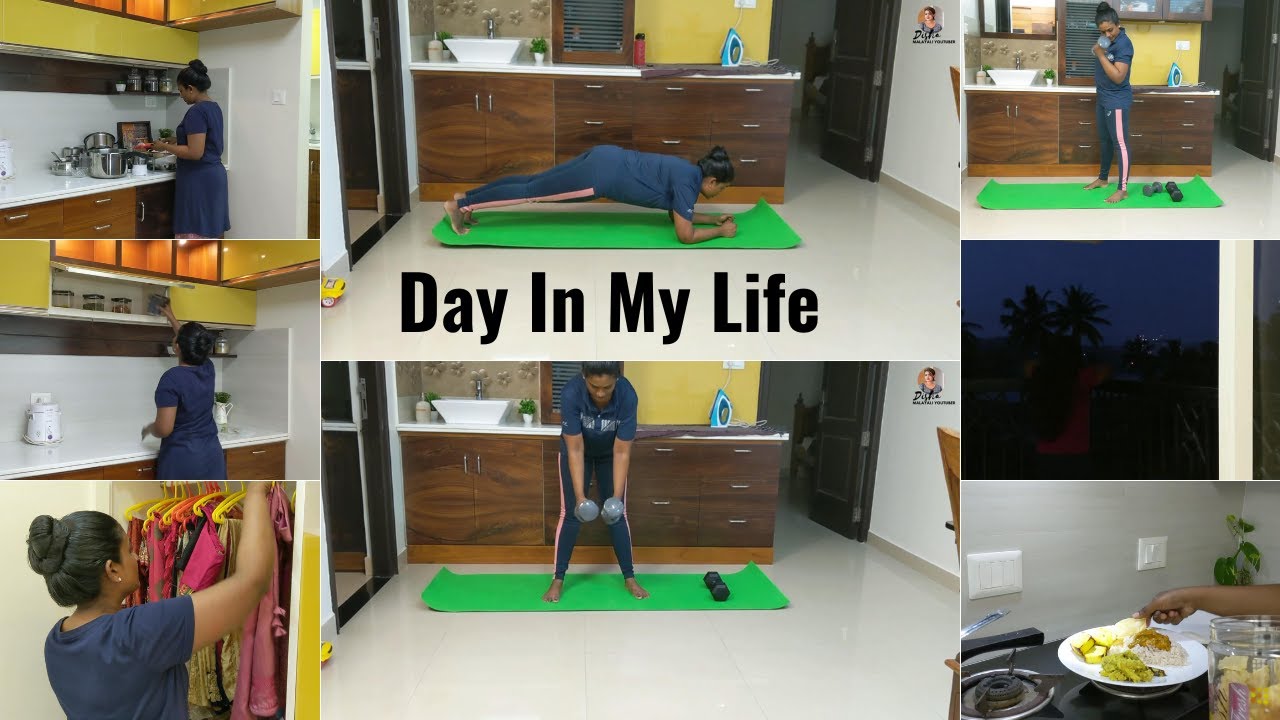 Day In My Life Workout Routine Cleaning Evening Routine