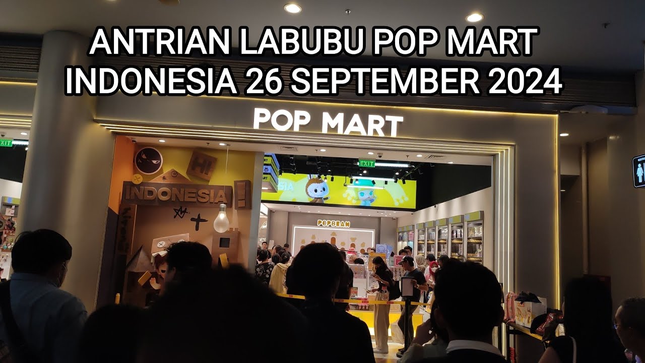SETELAH ANTRI DI LANTAI UG MASIH ADA LAGI ANTRIAN LABUBU DEPAN POP MART ...