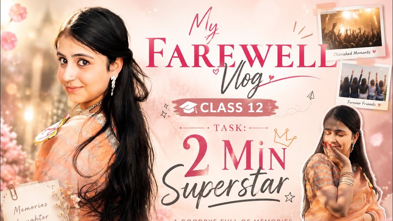Farewell vlog💗+gifts 🎁 2025-26 (class-12th) #farewell #class12 # ...